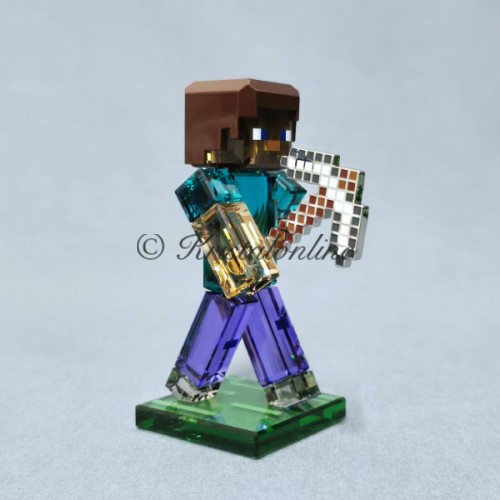 Swarovski Minecraft Steve Figuur – Kristallen Beeldje | Art. nr. 5701272